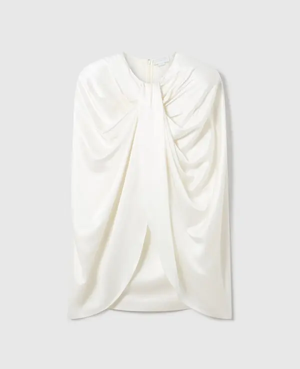 Stella McCartney Cape Mini Dress - White