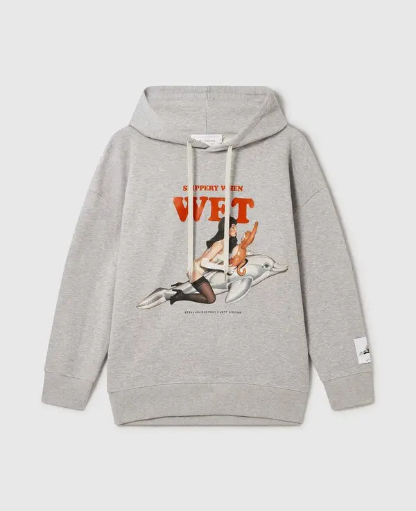 Stella McCartney X Jeff Koons "slippery When Wet" Organic Cotton Hoodie