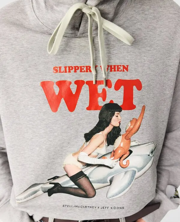 Stella McCartney X Jeff Koons "slippery When Wet" Organic Cotton Hoodie