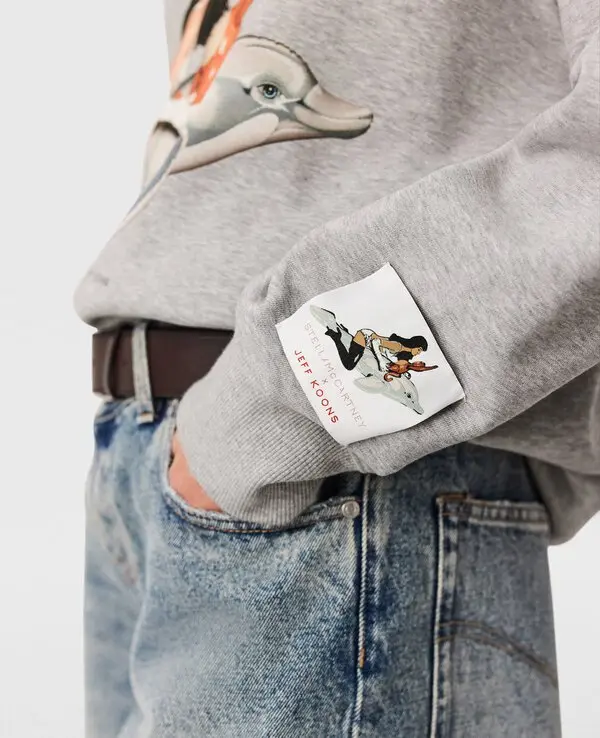 Stella McCartney X Jeff Koons "slippery When Wet" Organic Cotton Hoodie