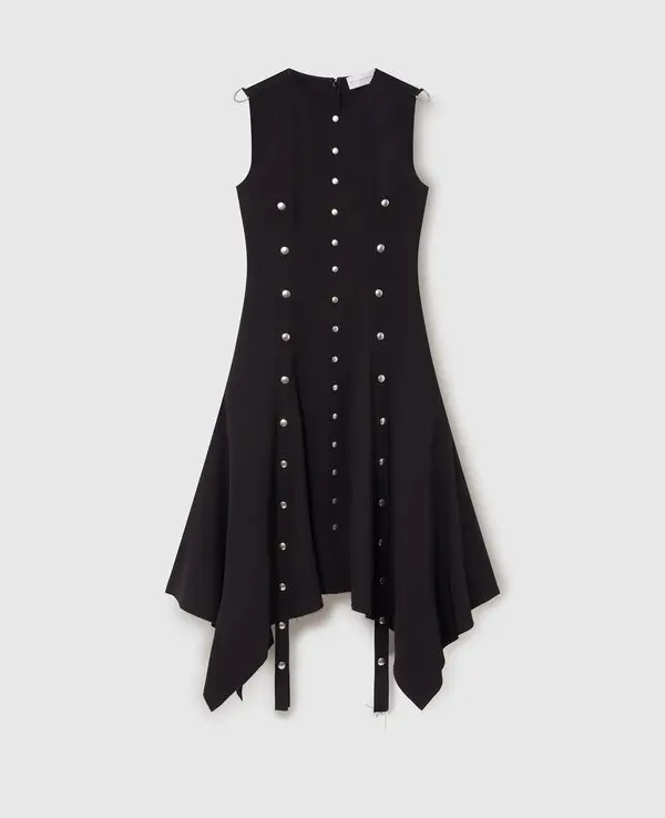 Stella McCartney Snap-detail Midi Dress - 1000