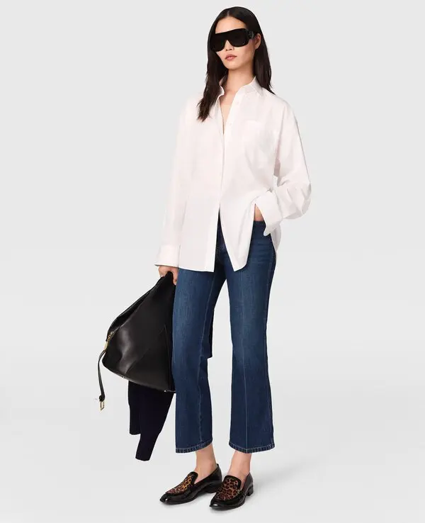Stella McCartney Cropped Kick Flare Jeans