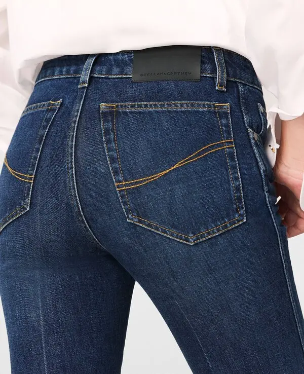 Stella McCartney Cropped Kick Flare Jeans
