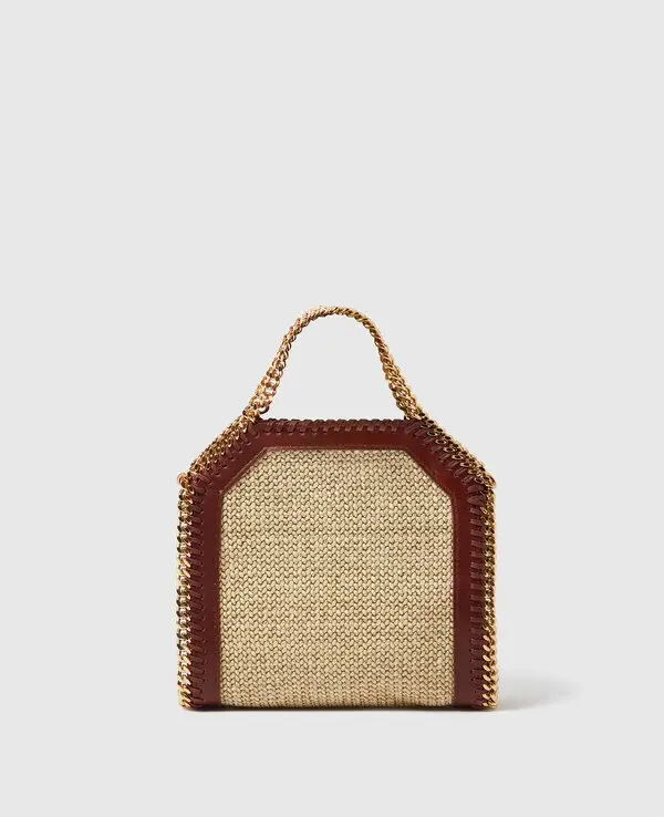Stella McCartney Falabella Raffia Mini Tote Bag