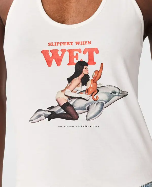 Stella McCartney X Jeff Koons "slippery When Wet" Graphic Tank