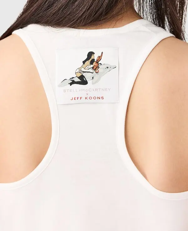 Stella McCartney X Jeff Koons "doggy Style" Organic Cotton Tank