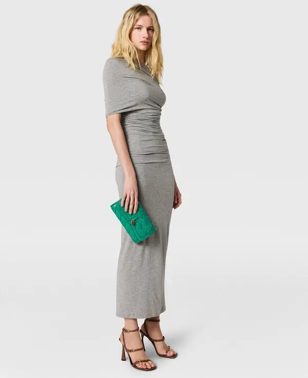 Stella McCartney One Shoulder Twisted Wrap Dress