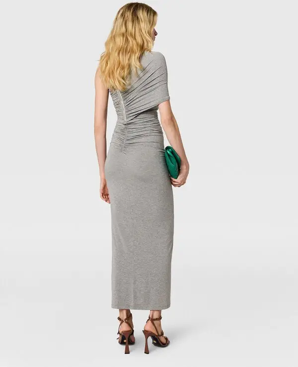 Stella McCartney One Shoulder Twisted Wrap Dress