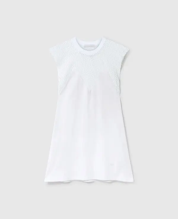 Stella McCartney A-line Mini Dress With Net Panels
