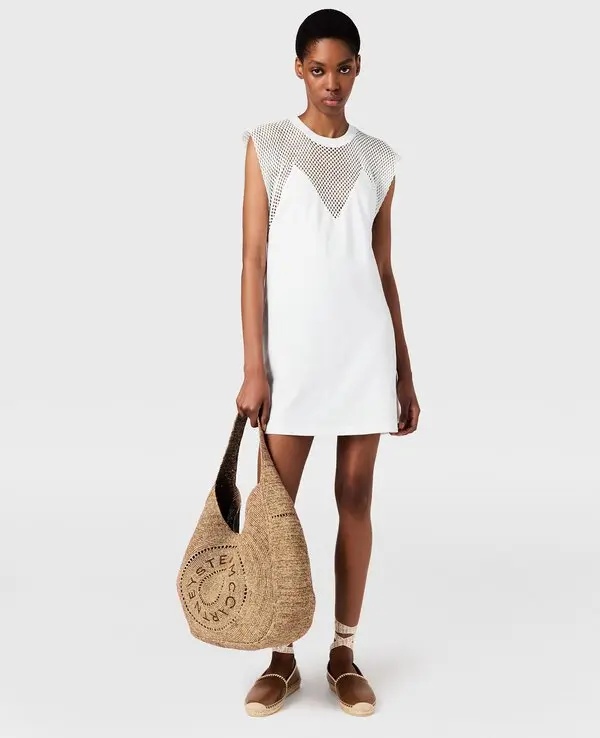 Stella McCartney A-line Mini Dress With Net Panels