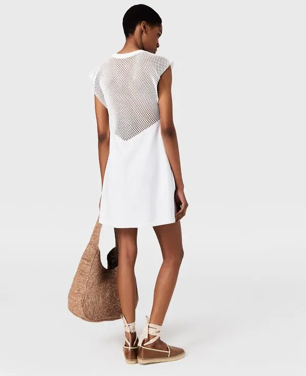 Stella McCartney A-line Mini Dress With Net Panels