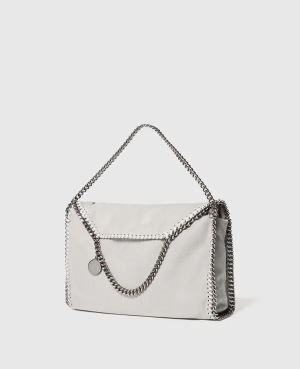 Stella McCartney Falabella Fold-over Tote Bag - Pearl Grey