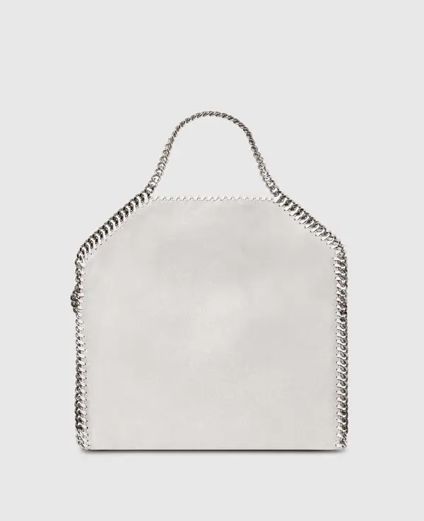 Stella McCartney Falabella Fold-over Tote Bag - Pearl Grey