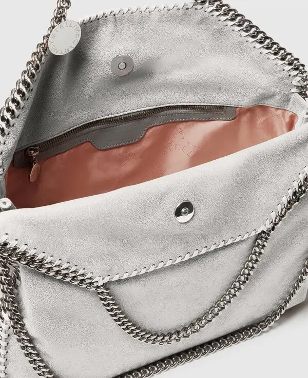Stella McCartney Falabella Fold-over Tote Bag - Pearl Grey