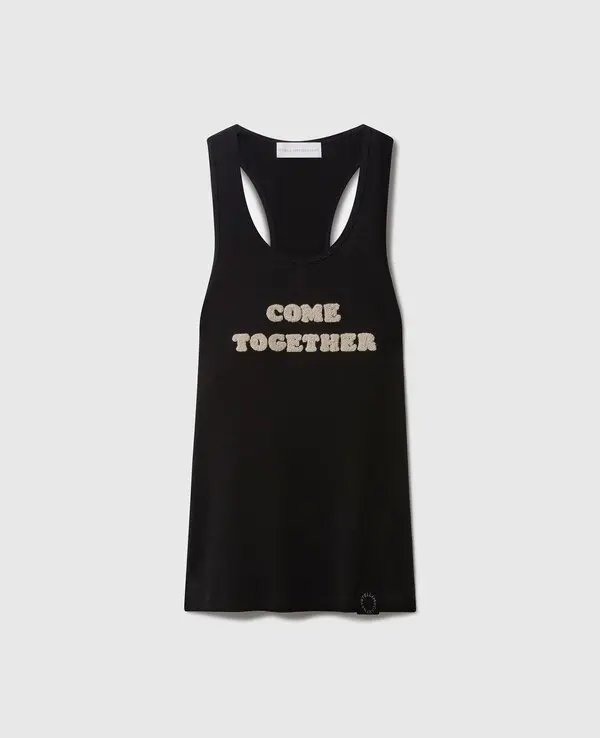 Stella McCartney Come Together" Slogan Tank Top
