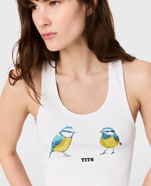 Stella McCartney Graphic Tank Top
