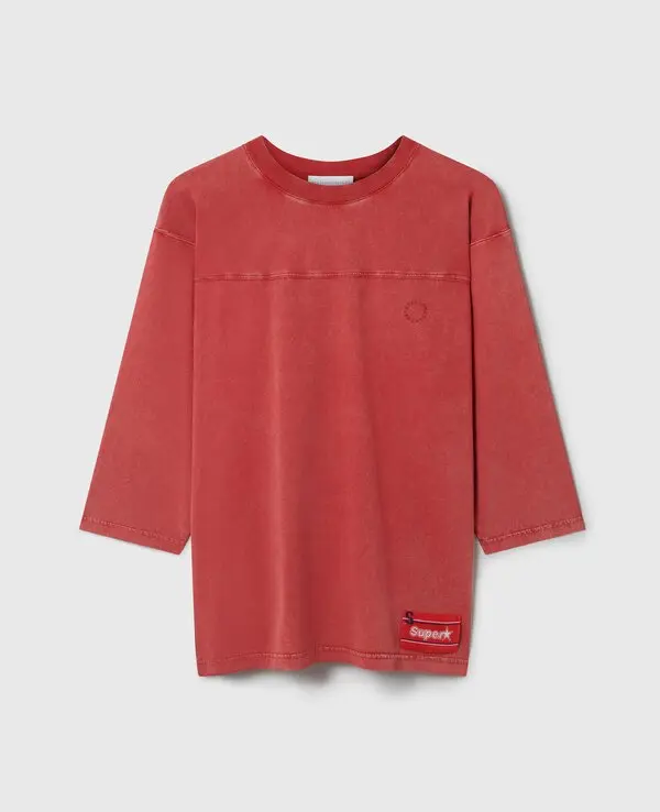 Stella McCartney Superstar Cotton Football T-shirt - Red