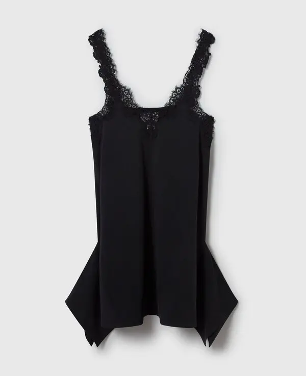 Stella McCartney Lace Trim Jersey Dress