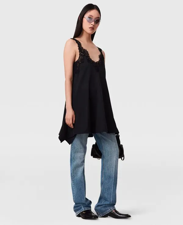 Stella McCartney Lace Trim Jersey Dress