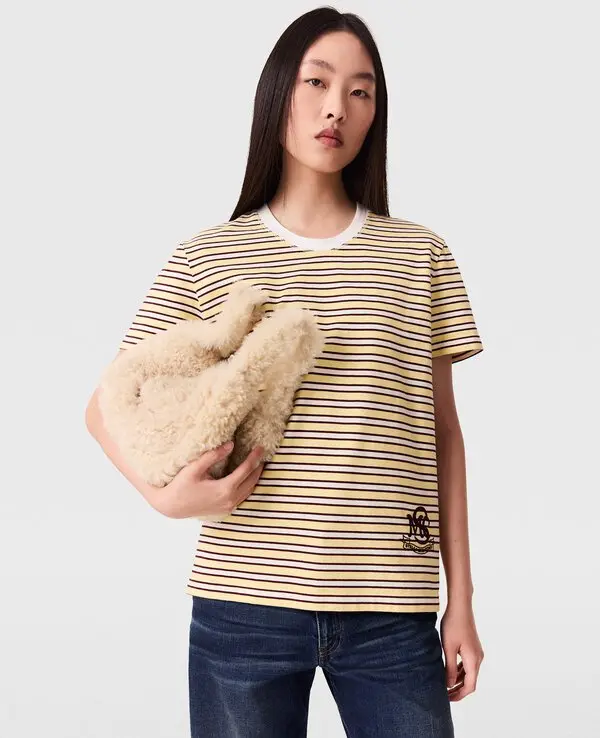 Stella McCartney Crest-embroidered T-shirt