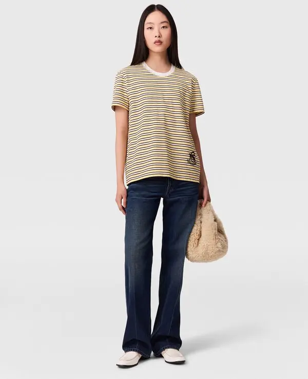 Stella McCartney Crest-embroidered T-shirt