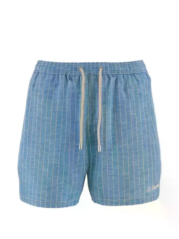 MC2 SAINT BARTH Syros Striped-pattern Swim Shorts