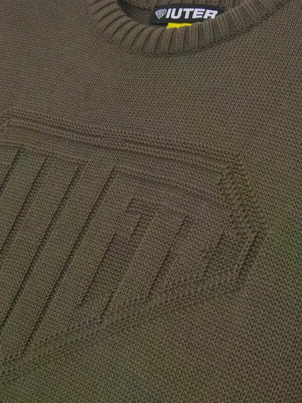 IUTER Links Logo-knit Sweater