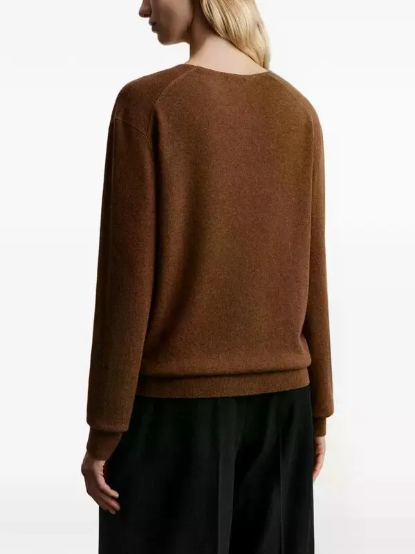 12 STOREEZ V-neck Long Sleeve Sweater