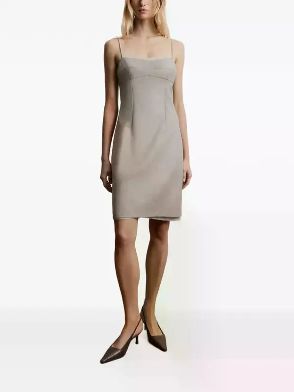 12 STOREEZ Lace-trim Mini Dress