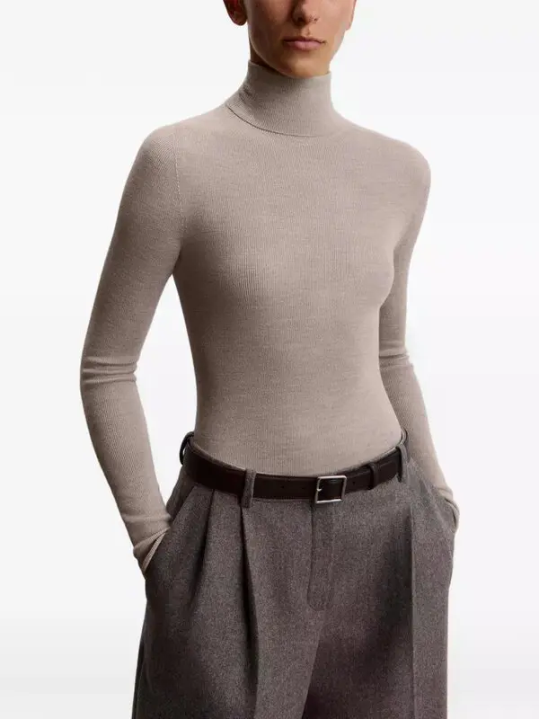 12 STOREEZ Ribbed Merino-wool Sweater
