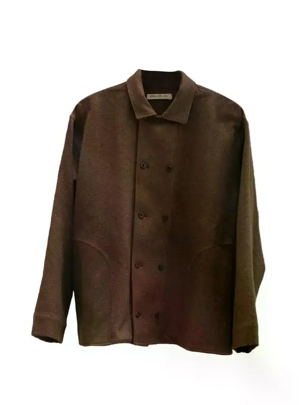 AVIVA JIFEI XUE Boxy Double-breasted Shirt Jacket