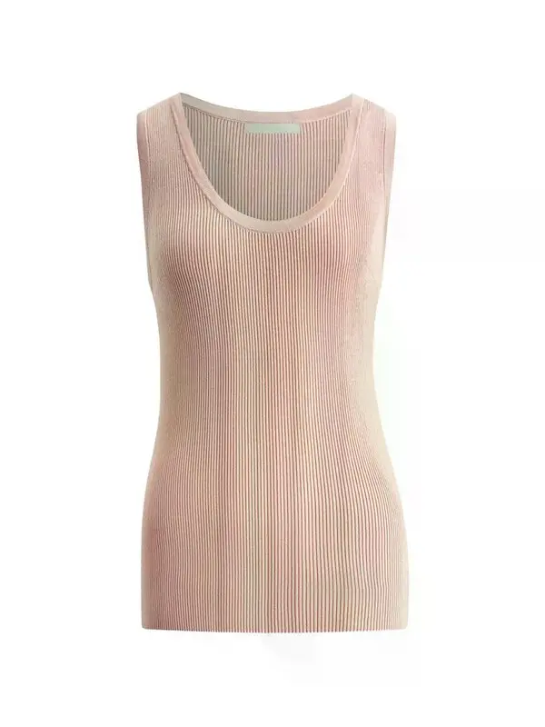12 STOREEZ Zoe Ribbed Tank Top - Pink