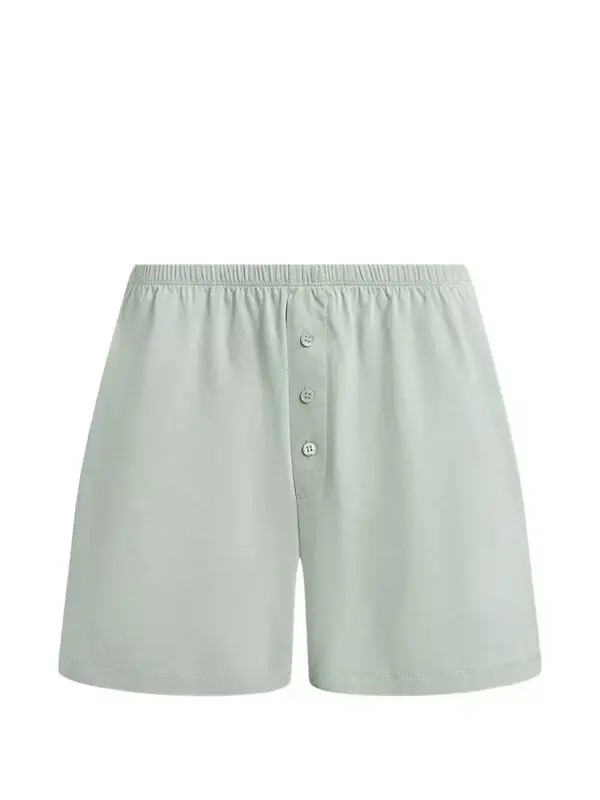 12 STOREEZ Mica Mercerised Cotton Shorts - Blue