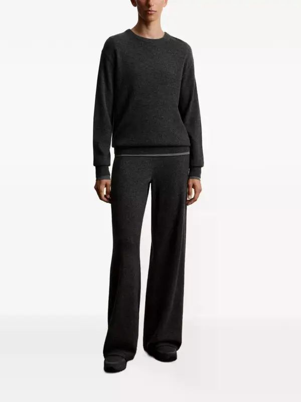12 STOREEZ Aura Cashmere Sweater - Grey