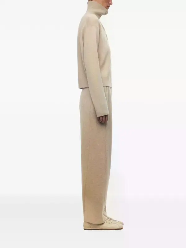 12 STOREEZ Beige Knitted Trousers