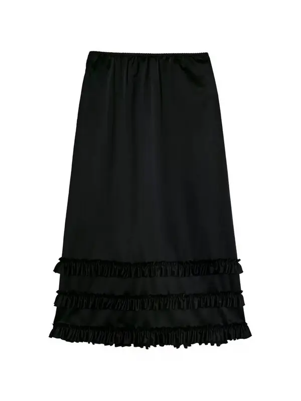 Simone Rocha Tiered Ruffle Midi Skirt
