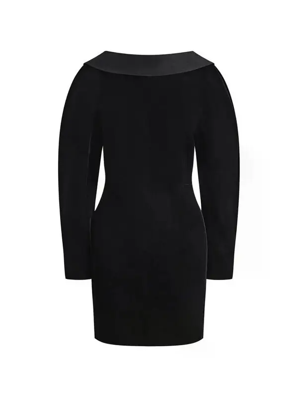 12 STOREEZ Adagio Velvet Mini Dress