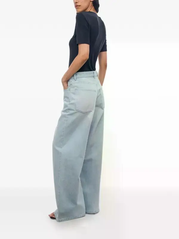 12 STOREEZ 431 Button-fastening Wide-leg Jeans