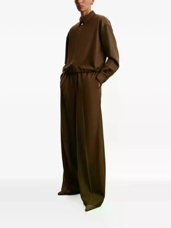 12 STOREEZ Zip-up Crop Shirt