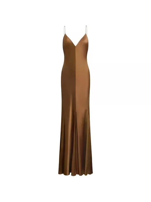 12 STOREEZ Ava Silk Maxi Dress