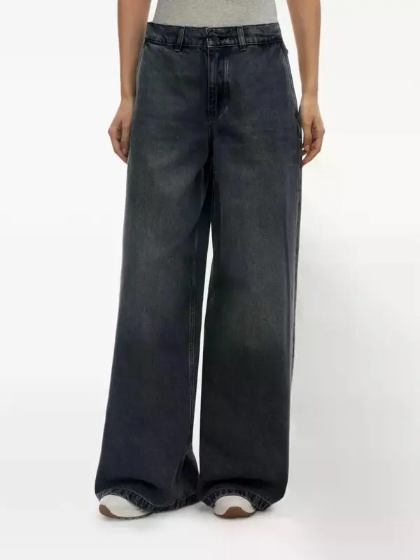 12 STOREEZ 433 Belt-loops Wide-leg Jeans