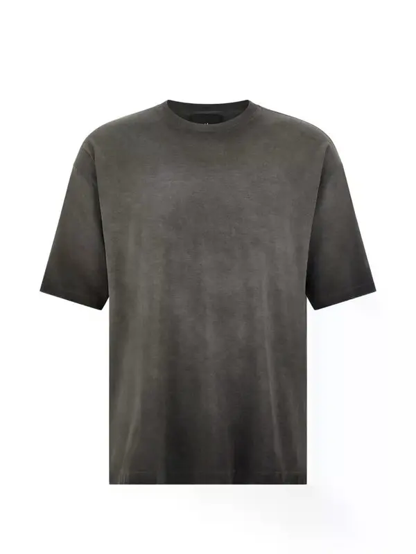 THOM KROM Cold-dyed Logo-embroidered T-shirt