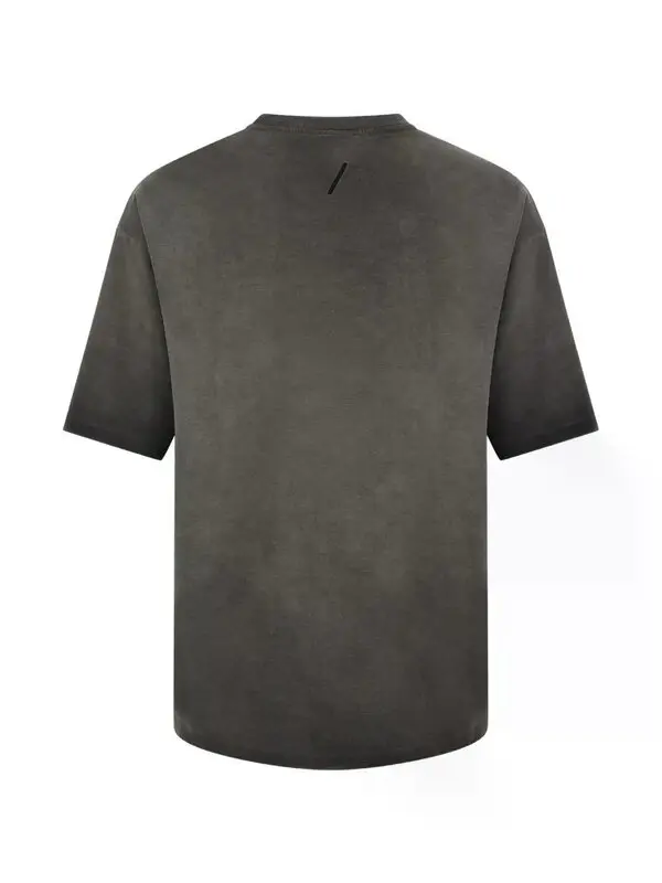 THOM KROM Cold-dyed Logo-embroidered T-shirt
