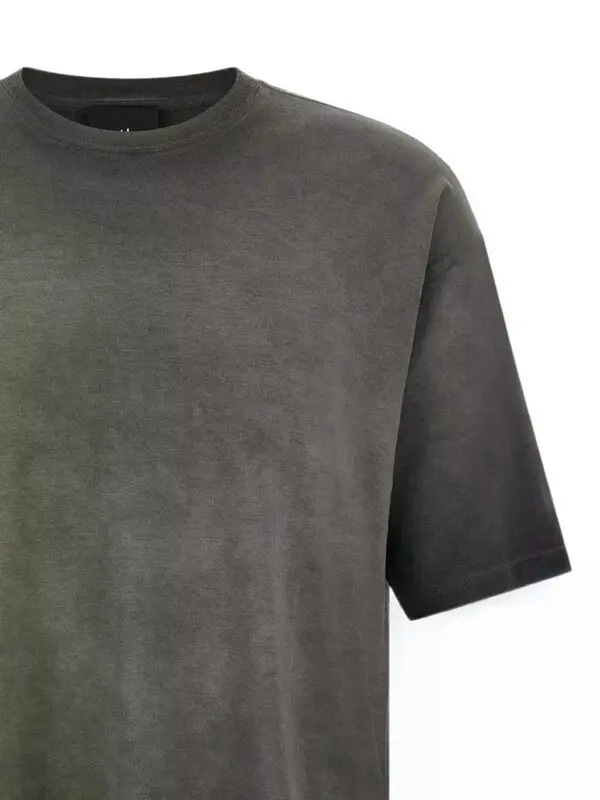 THOM KROM Cold-dyed Logo-embroidered T-shirt