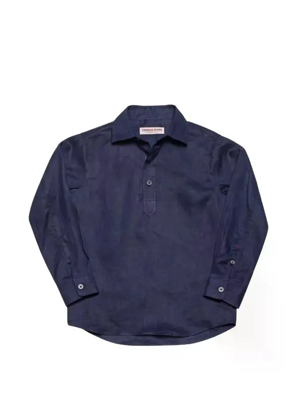Orlebar Brown Rhys Linen Shirt - Blue