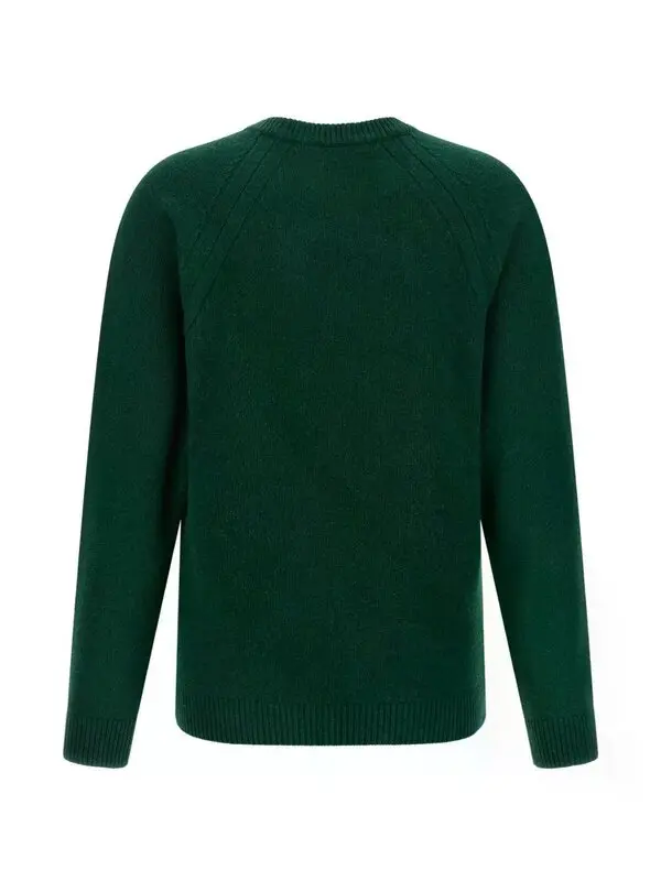 JW Anderson Embroidered Wave Pattern Wool Sweater