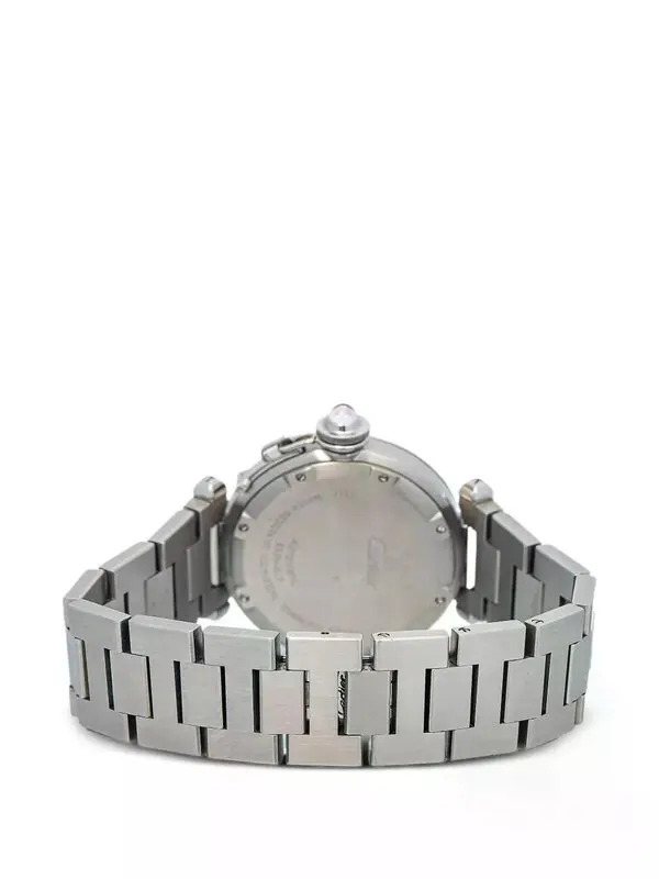Cartier Pasha 35mm Stainless Steel Watch With Mother-of-pearl Dial