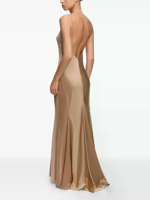 12 STOREEZ Ava Silk Maxi Dress