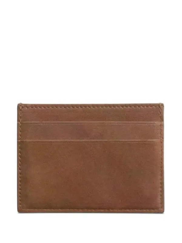 Balenciaga Credit Card Holder In Caramel