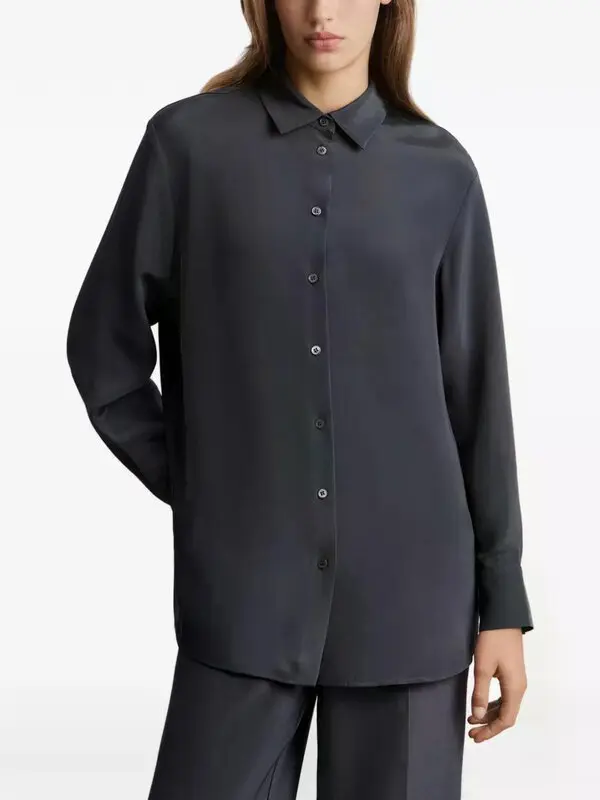 12 STOREEZ Mulberry Silk Shirt